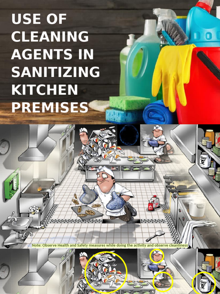 Wk2 Day 2 m7 Lo1 Sanitizing Kitchen Premises | PDF | Chemical ...