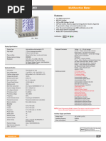 Secure Elite 300 Multifunction Meter | PDF | Power Supply | Electrical ...