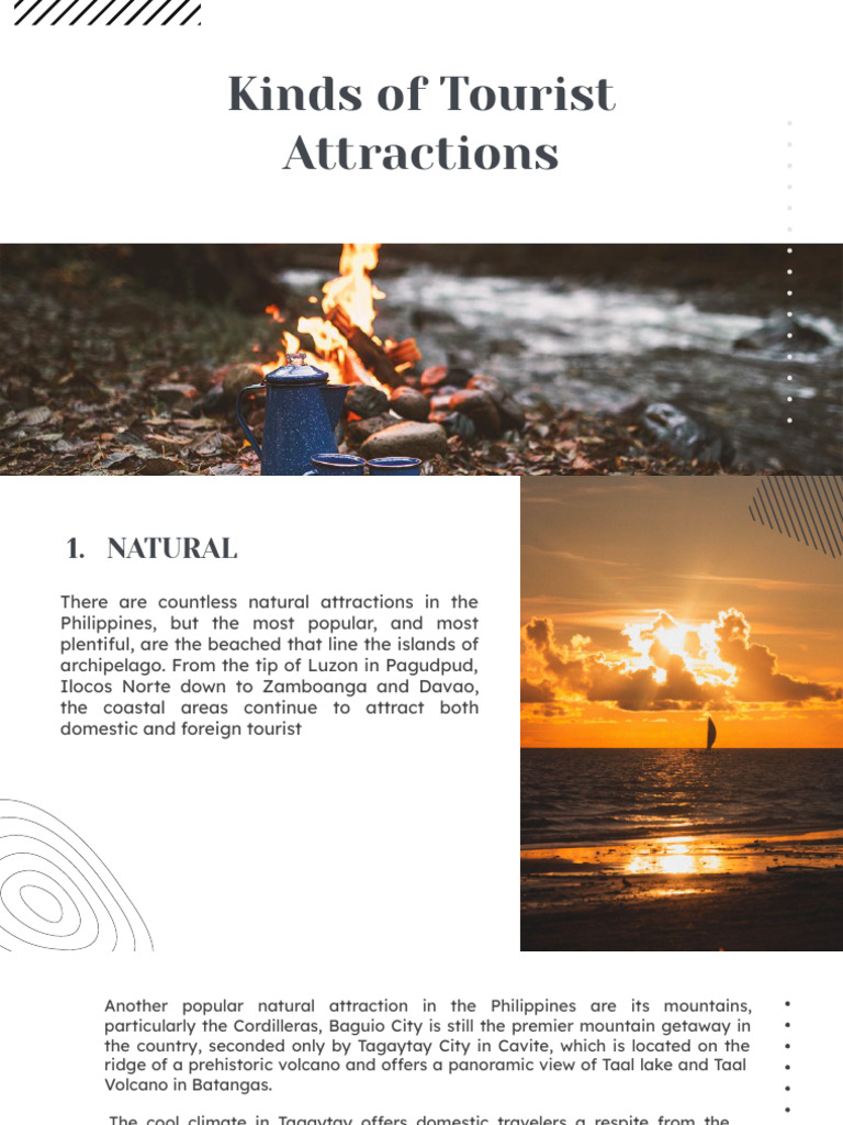 Types of Tourist Attractions in the Philippines | PDF | Philippines