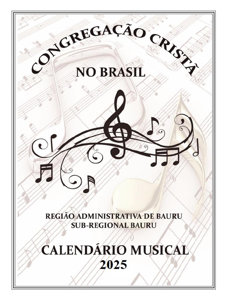 Calendario Musical 2025 (1) - 1 | PDF | Artes Cênicas | Orquestras