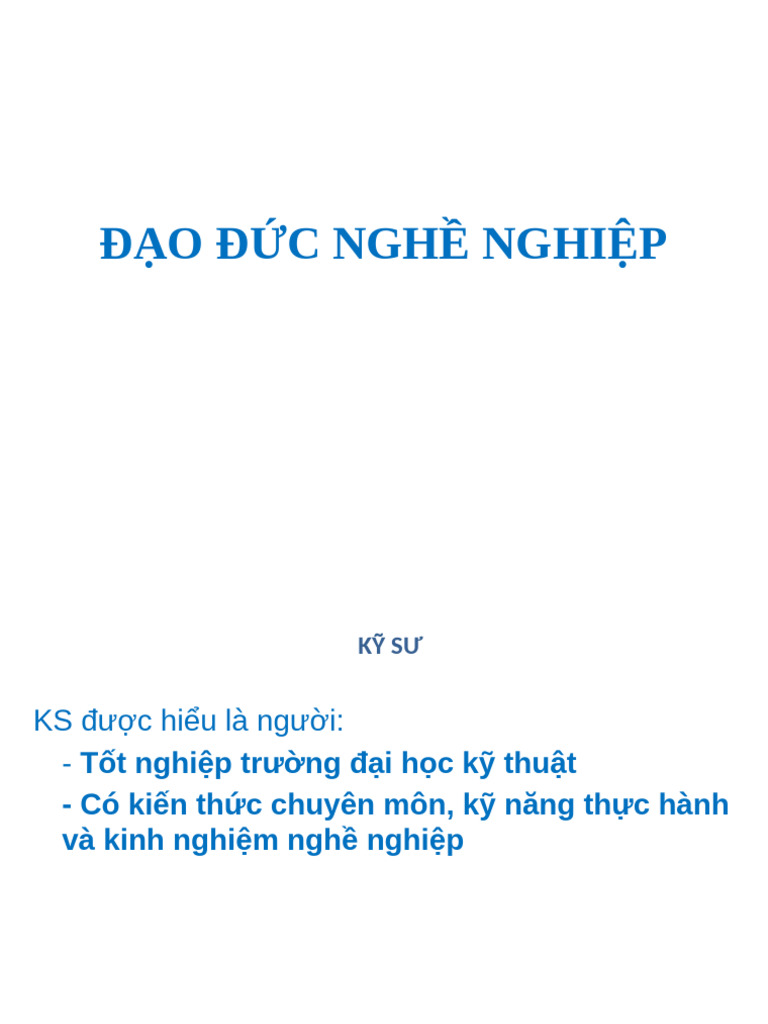 Dao Duc Nghe Nghiep - Buoi 5 | PDF