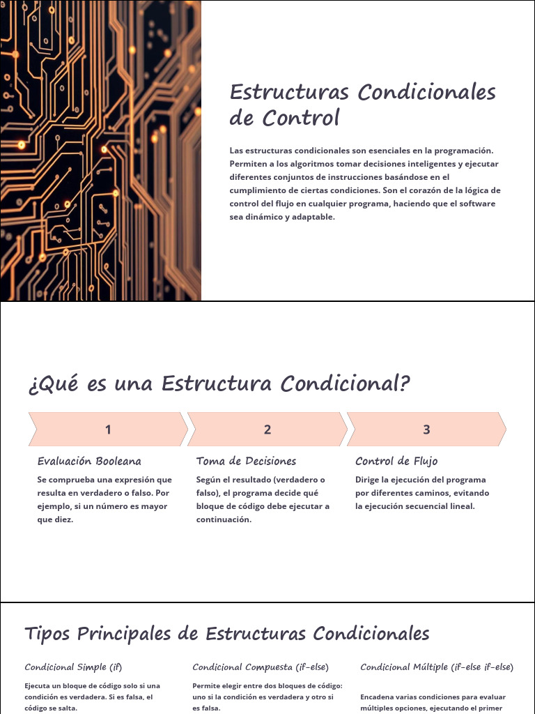 Estructura Condicional | PDF | Programa de computadora | Programación