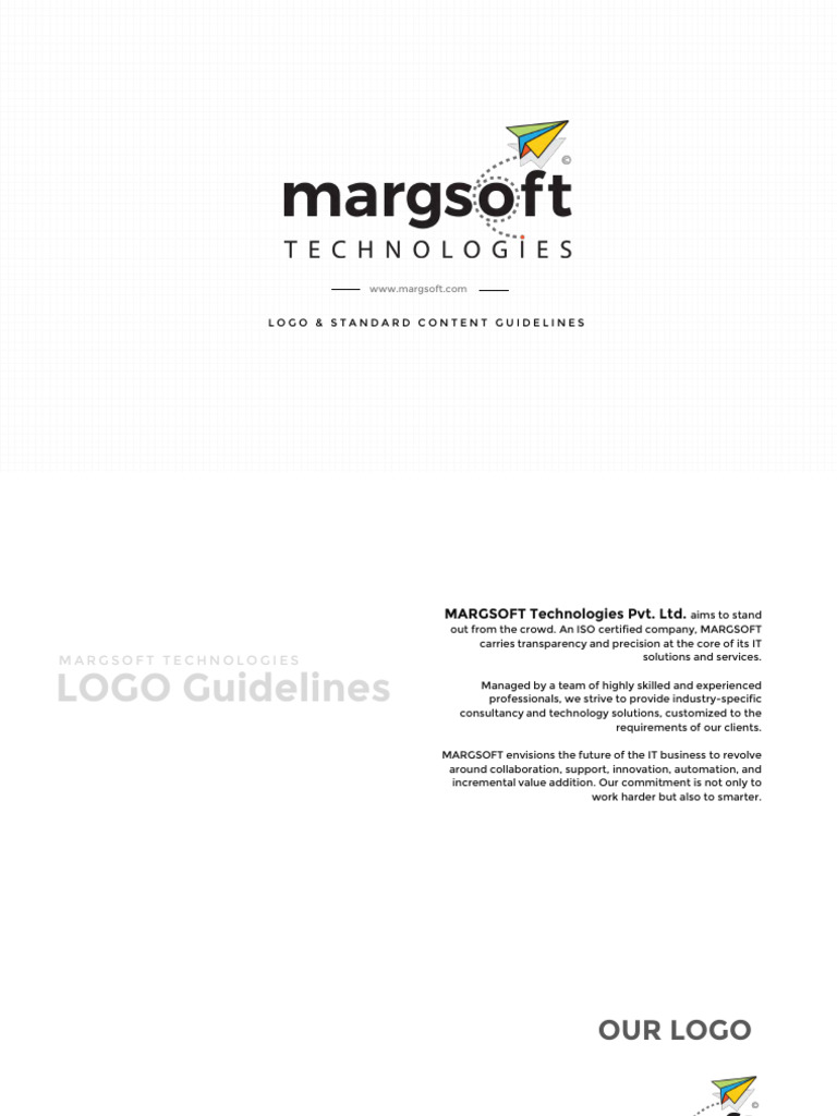 Margsoft Logo and Branding Guidelines | PDF | Logos | Writing