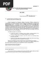 (GPPB) Bid Form For The Procurement of Goods | PDF | Taxes | Value ...