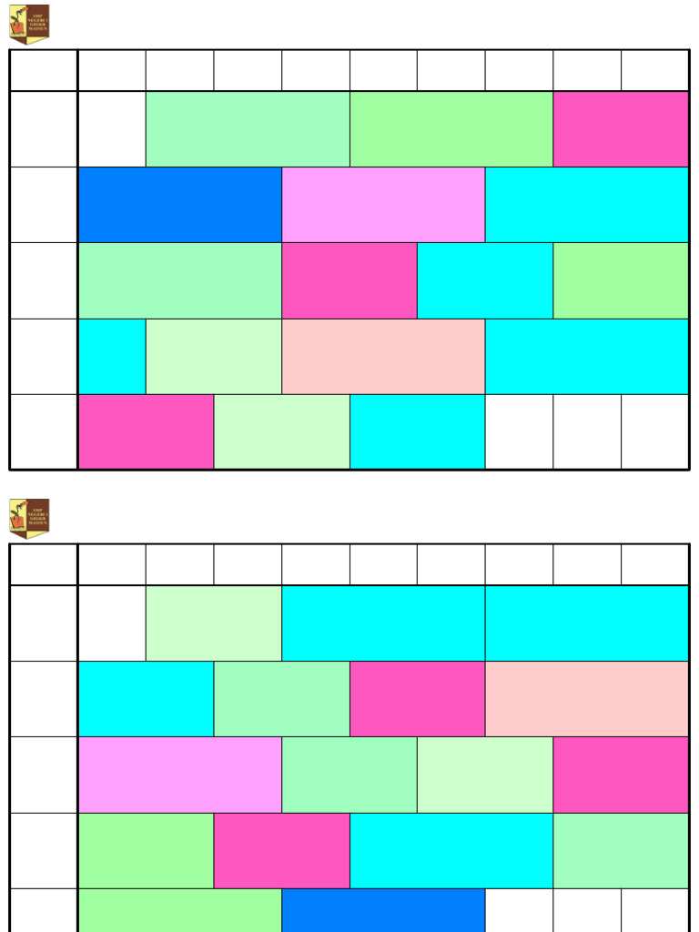 Edit Jadwal Pelajaran 2024-2025 - 5 Hari - Copy | PDF