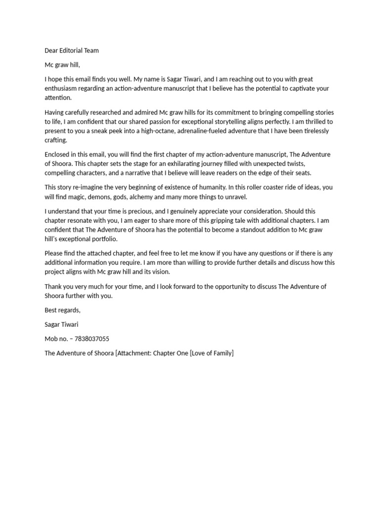 Dear Editorial Team | PDF