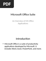 Comprehensive Microsoft Office Guide | PDF