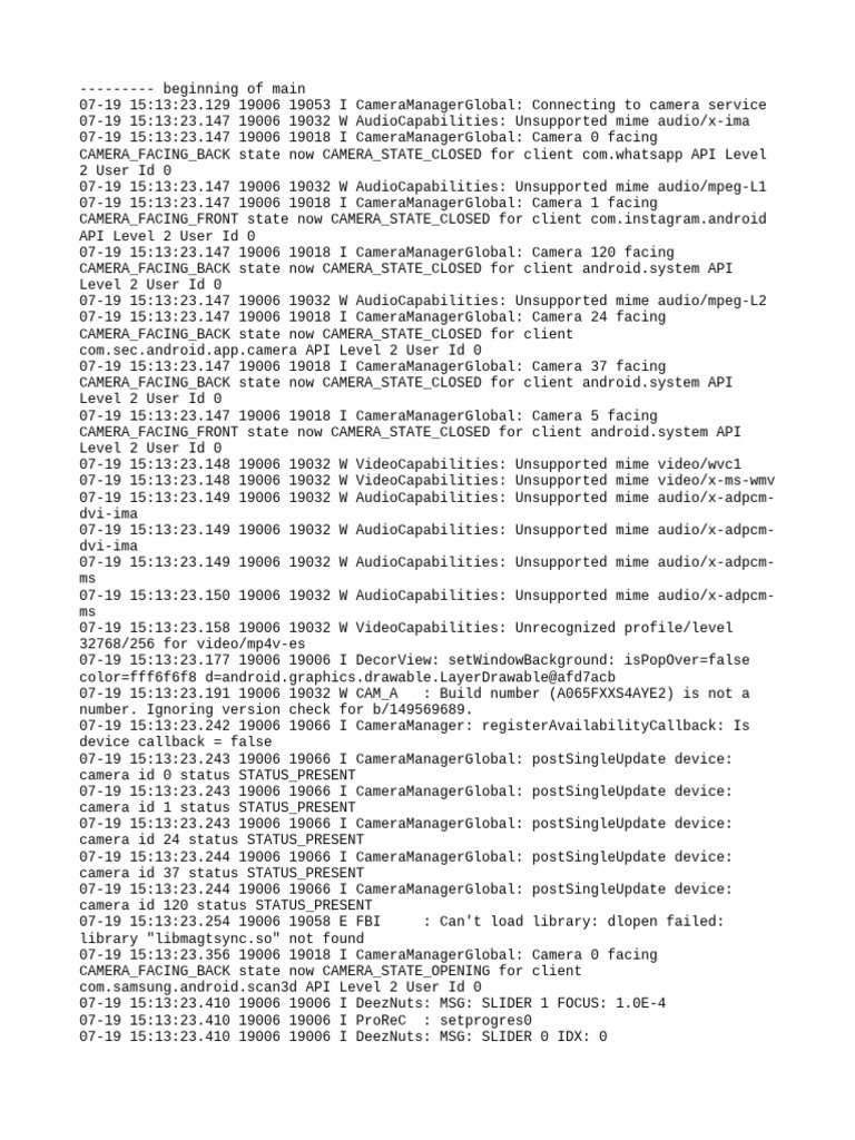 Log Cat 1752912803040 | PDF | Computing Platforms | Software Development