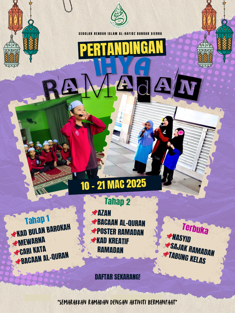 Poster Pertandingan Program Ihya Ramadan | PDF