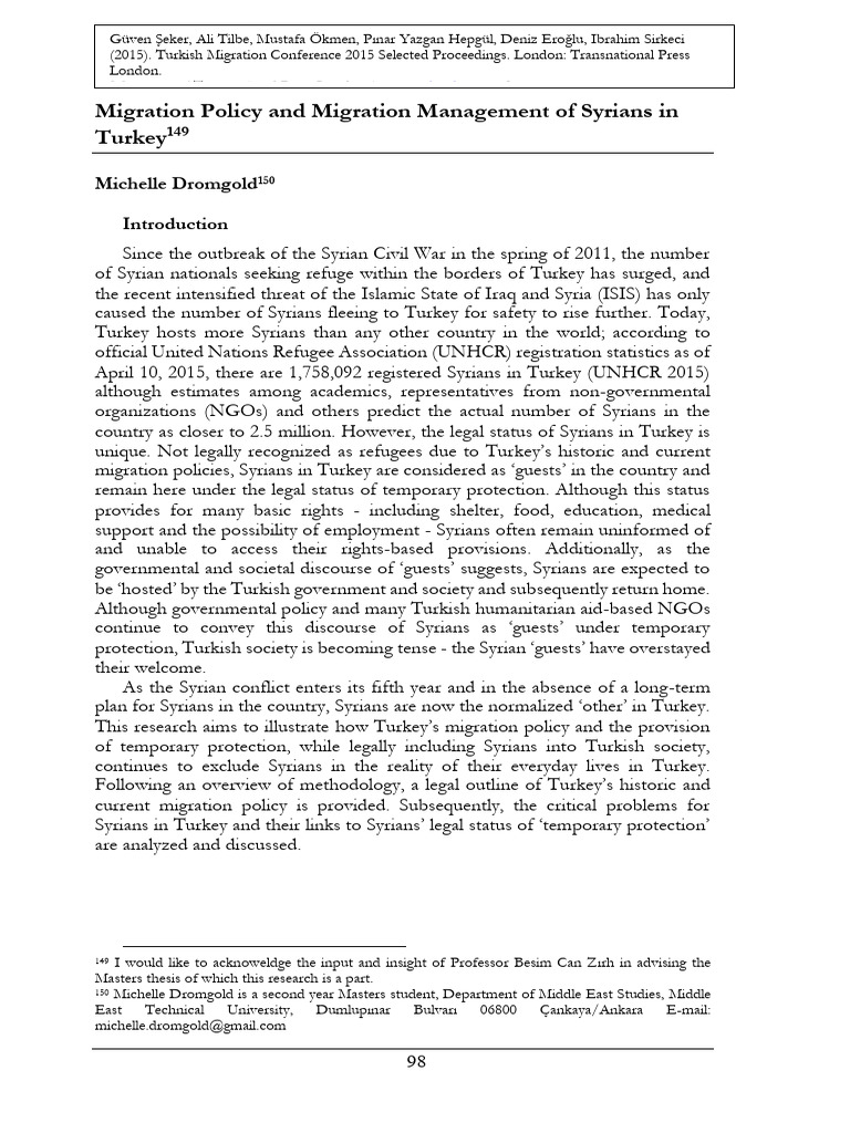 Migration Policy and Migration Managemen | PDF | Refugee | Asylum Seeker