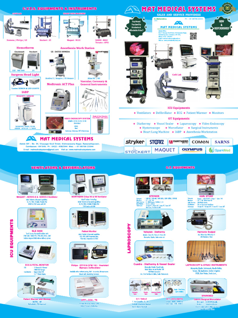 Mat Medical Catalogue - 2025 | PDF