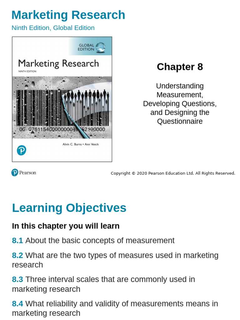 Burns MR9 PPT 08 Measurement and ScalePPT Prof Kriti | PDF | Likert ...