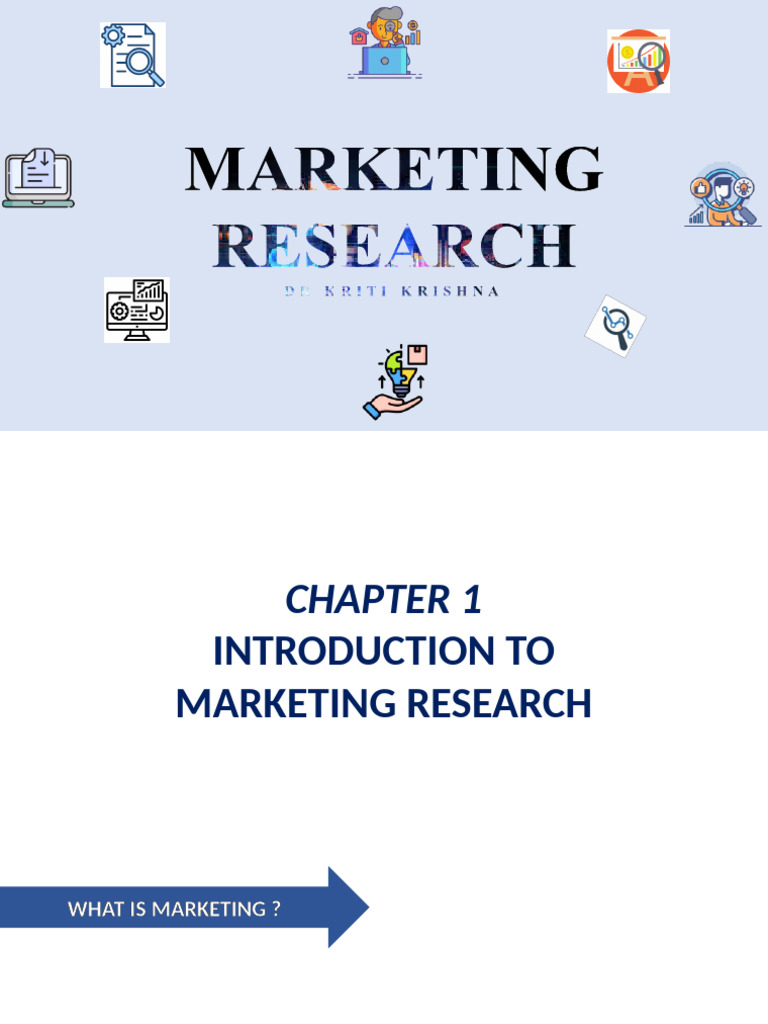 MRH PPT CH1&2 Prof Kriti | PDF | Marketing Research | Marketing