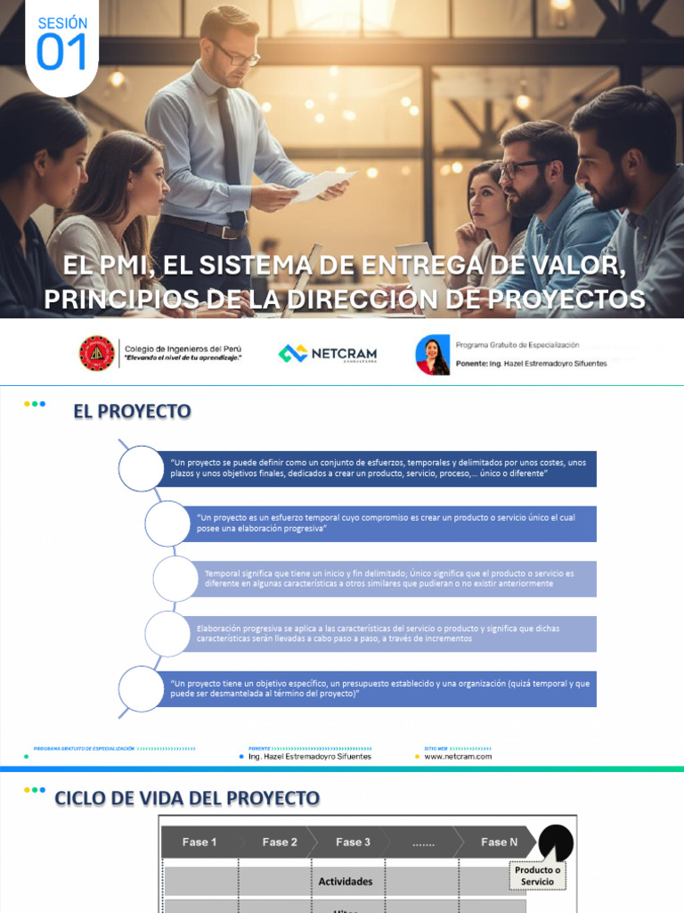 Dirección de Proyectos con Enfoque PMI | PDF | Gestión de proyectos ...