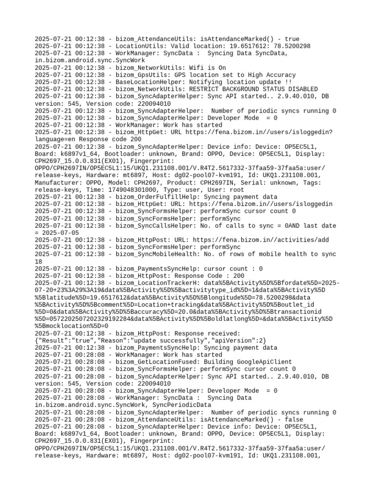 Logg 20250721 | PDF | Computer Programming | Information Technology