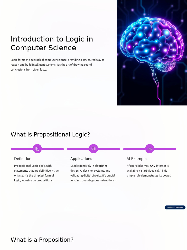 4 Introduction To Logic in Computer Science | PDF | Logic | Contradiction
