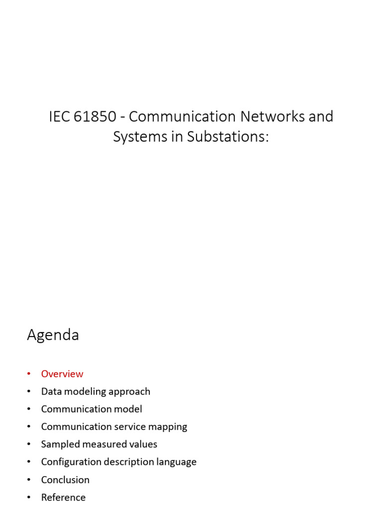 Iec 61850 Tutorial | PDF | Computer Network | Telecommunications