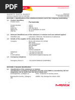 Merck Formaldehyde MSDS | PDF | Toxicity | Dangerous Goods