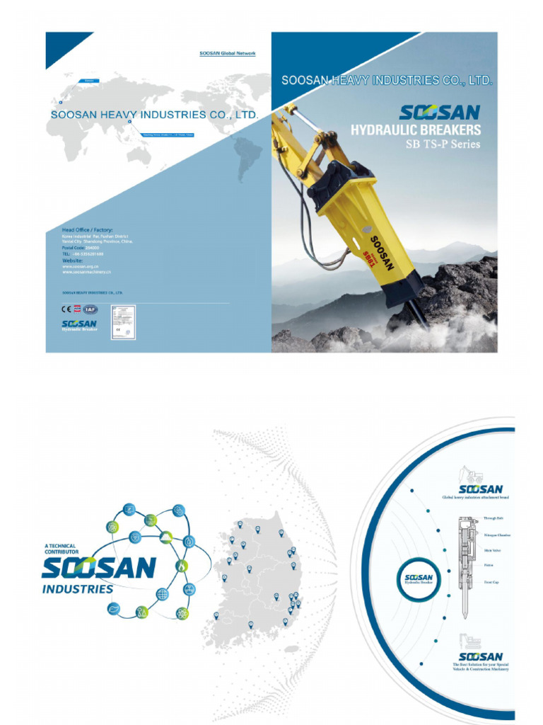 Soosan Hydraulic Breakers | PDF