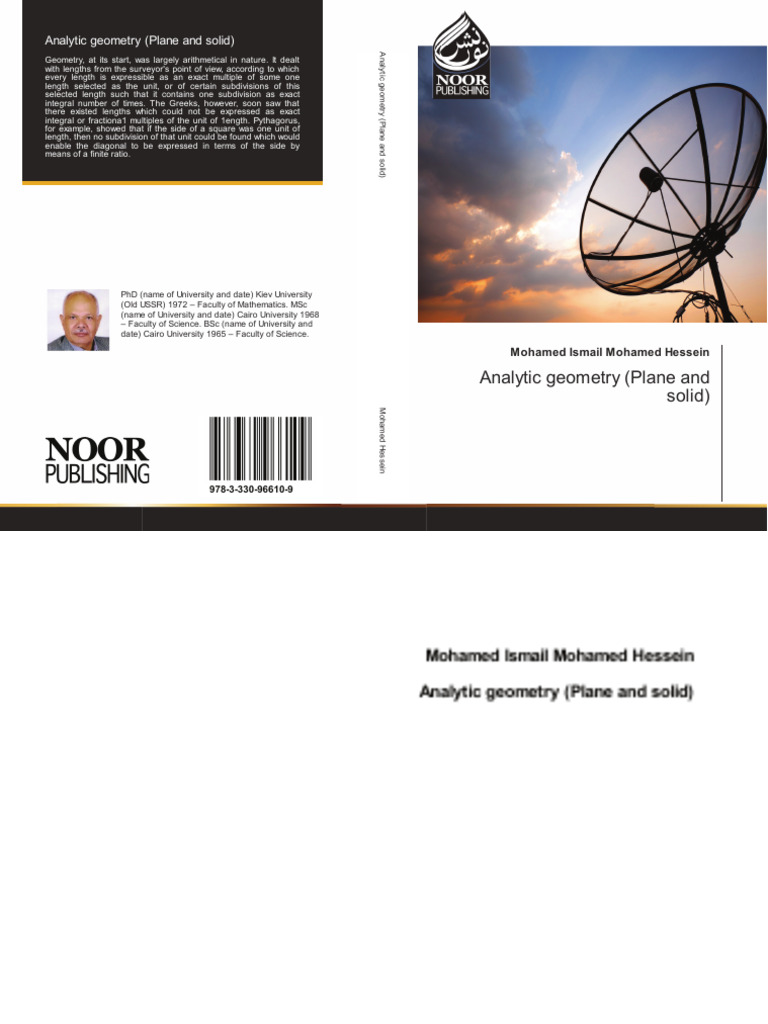 Analytic Geometry: Concepts & Applications | PDF | Geometry | Mathematics