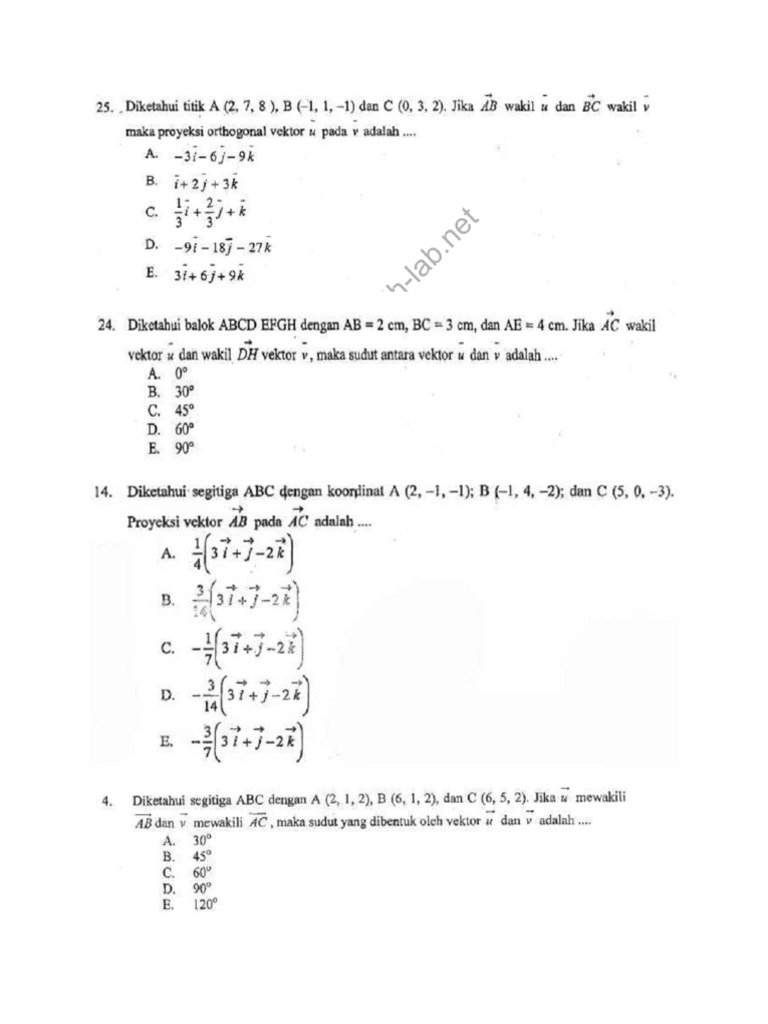Vektor Kelas Xi Kumer | PDF