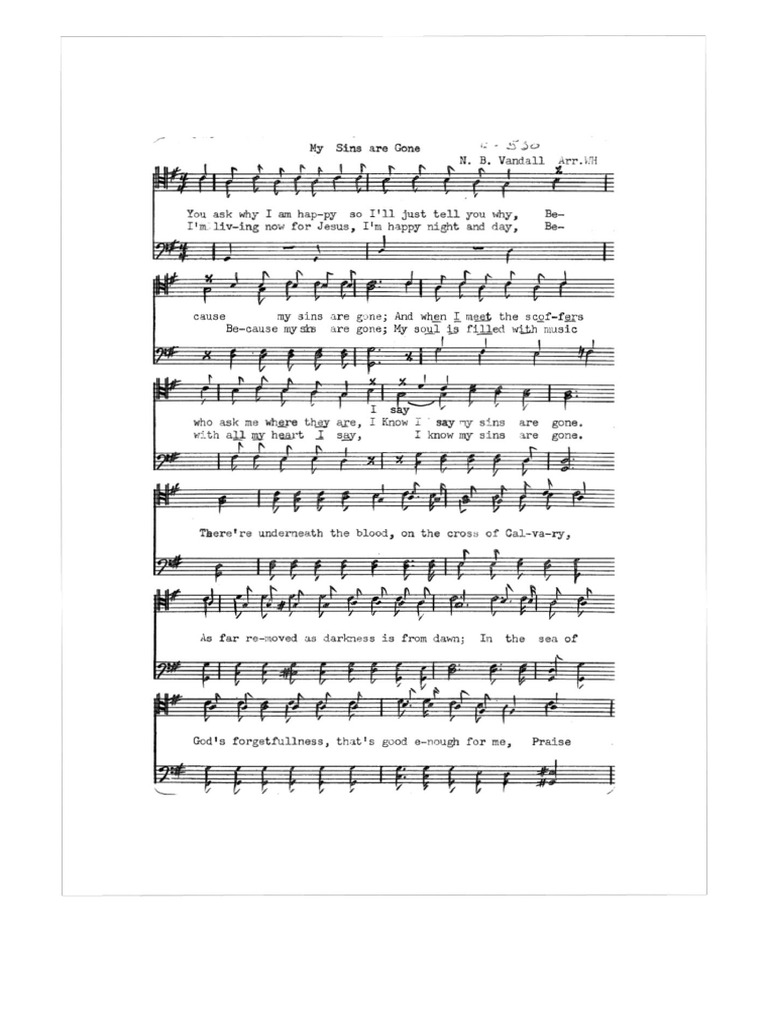 Heralds-My Sins Are Gone 1934 | PDF