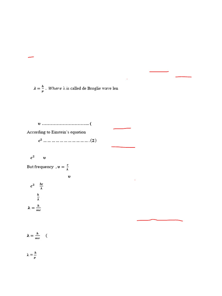 Hantout - Quantum Mechanics | PDF | Waves | Spectral Line