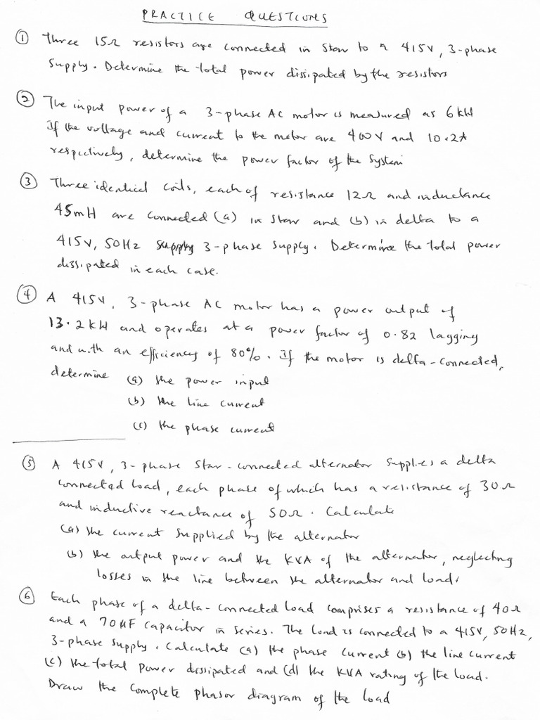 Practice Questions 1 | PDF