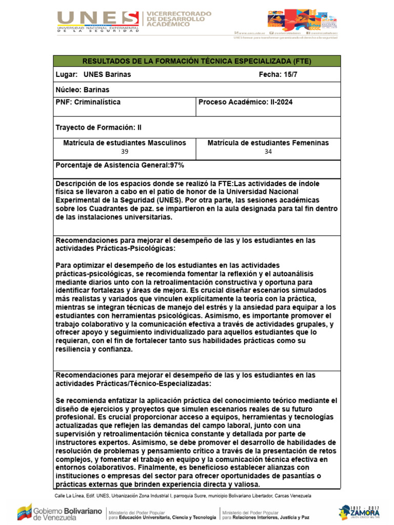 Ip Ficha Técnica Fte | PDF | Evaluación | Cognición