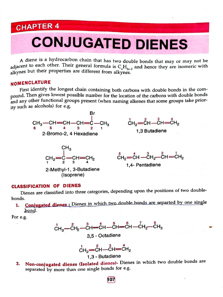 Conjugated Dienes | PDF