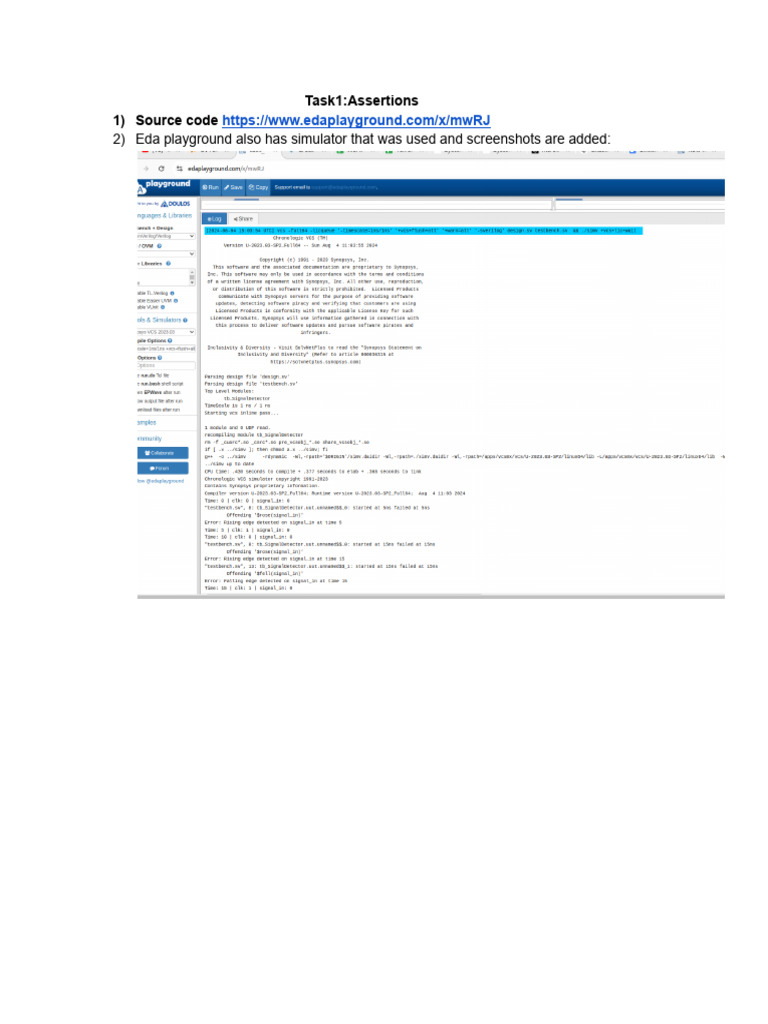 Assertions Task 1 | PDF