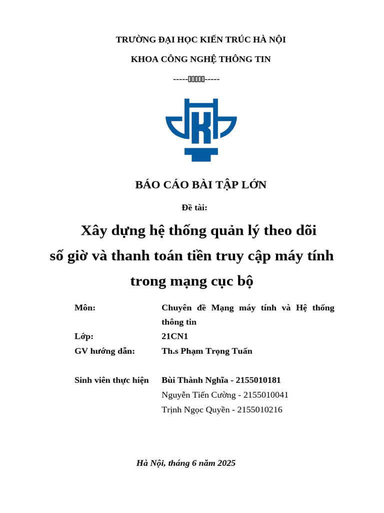 Nhóm-6-Chuyên Đề Mmtvà Httt 1 | PDF