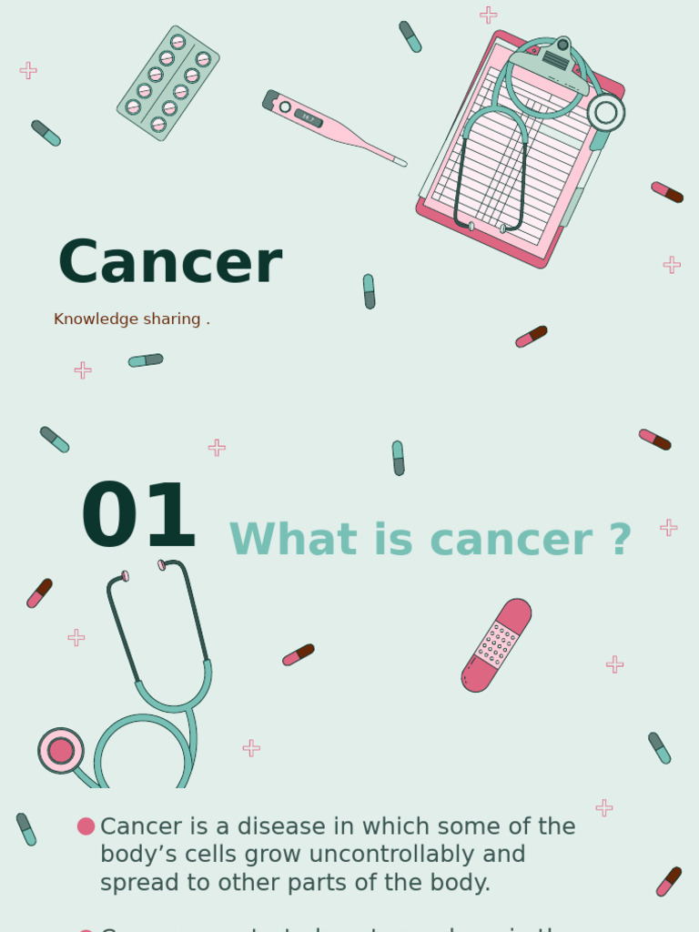 Presentation Abt Cancer and Its Types and Causes | PDF | Colorectal ...
