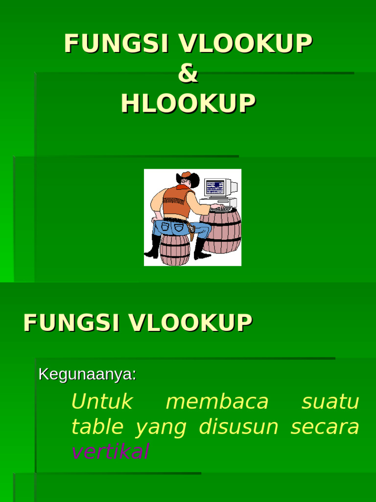 Fungsi Vlookup Hlookup | PDF