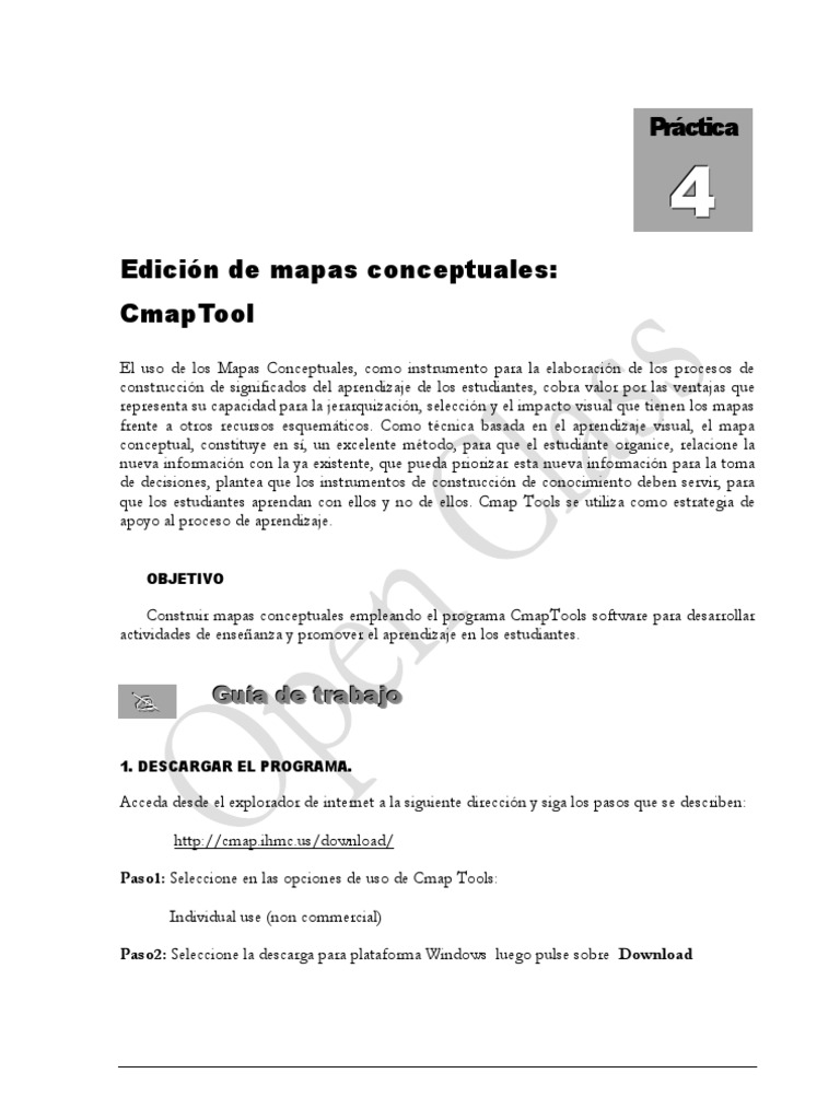 Manual de CmapTools | PDF | Ventana (informática) | Point and Click