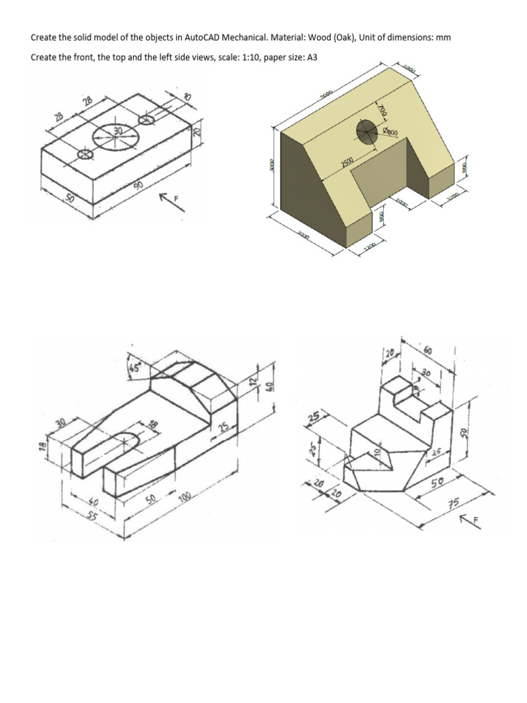 WS2 (AutoCAD 3D) | PDF