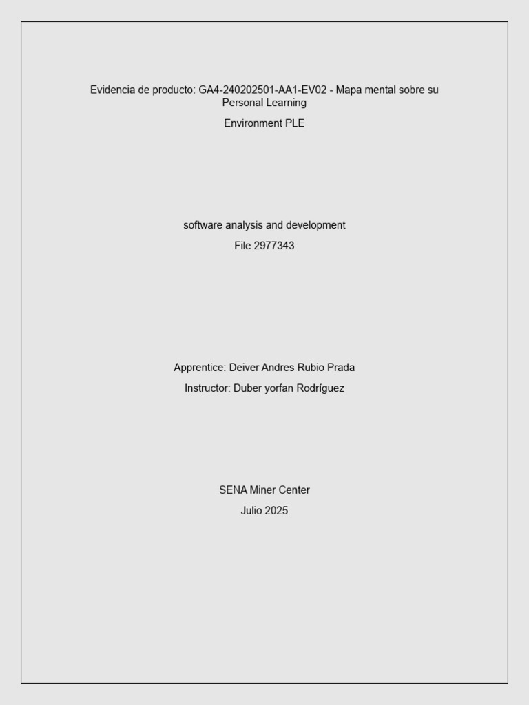 Mapa Mental Ingles JL 2025 | PDF