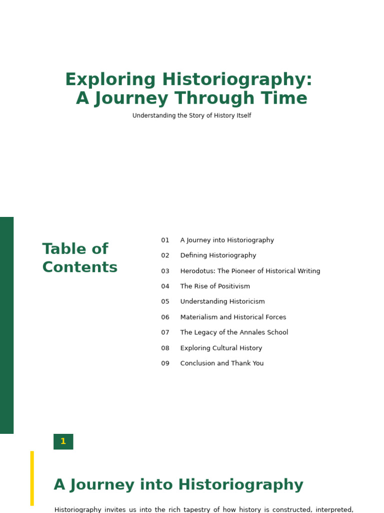 Exploring Historiography Through Time | PDF | Historiography | Historian
