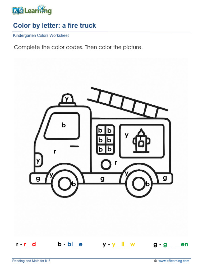 Color by Letter B | PDF