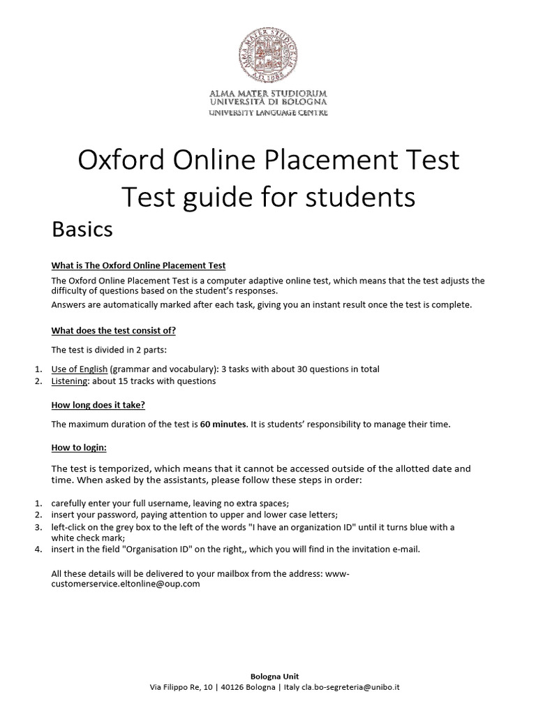 Guidelines For OOPT Test 2025 | PDF | Multiple Choice | Human Communication