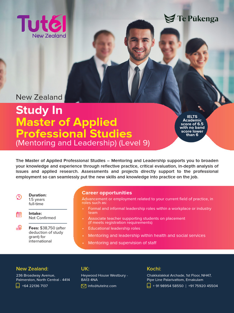 Master of Applied Professional Studies | PDF | Mentorship | Education ...