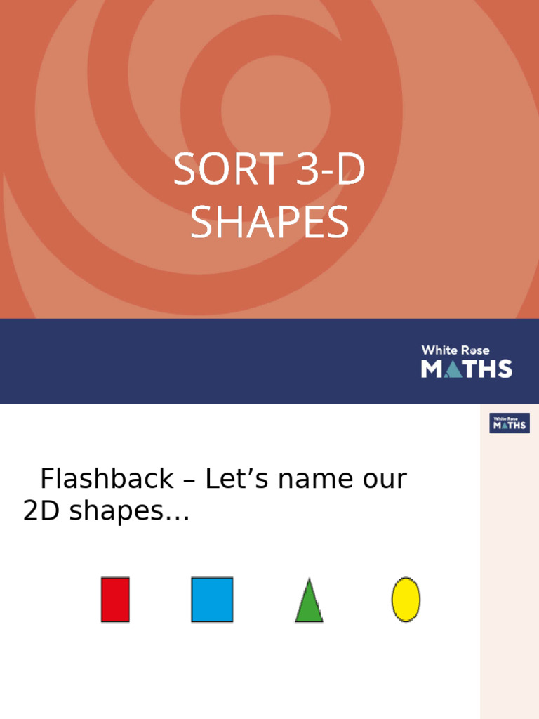 Session 2 - Sorting 3D Shapes | PDF