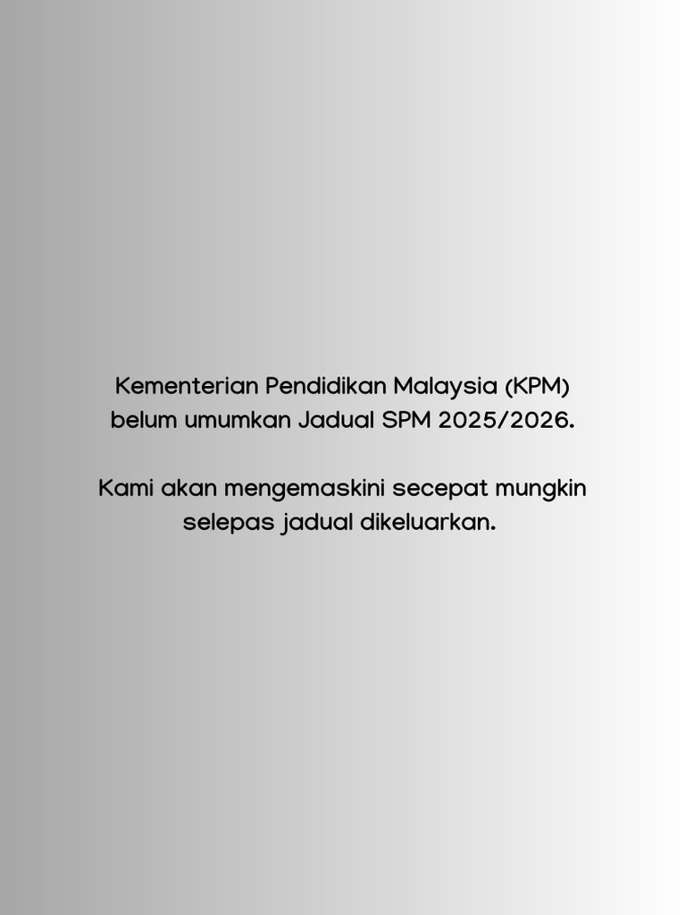 Jadual | PDF