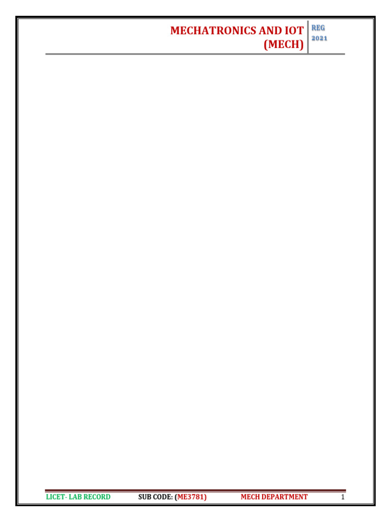 2.ME3781 - Mechatronics & IOT - ESP 32 - Arduino IDE Steps and ...