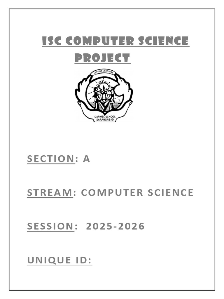Computer Project 2025-2026 - Edited | PDF | Data Type | Integer ...