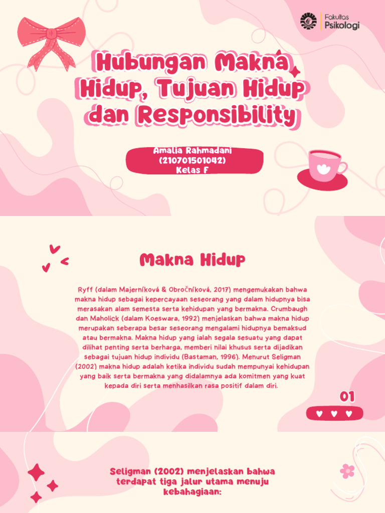 F - Amalia Rahmadani - Hubungan Makna Hidup | PDF