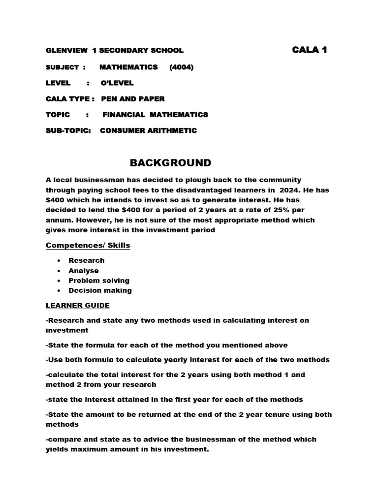 Cala 1 2022 | PDF