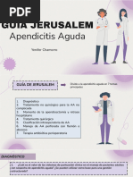 Apendicitis Aguda - Guias de Jerusalem | PDF | Especialidades Quirúrgicas | Gastroenterología
