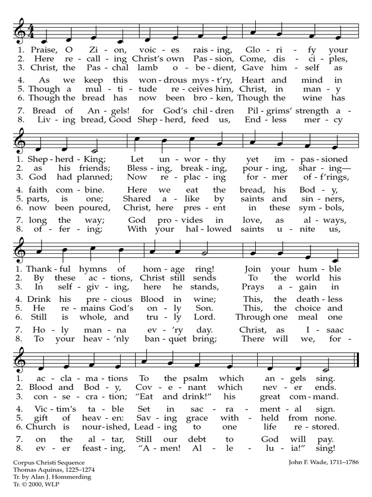 Raising Voices in Praise of Zion | PDF