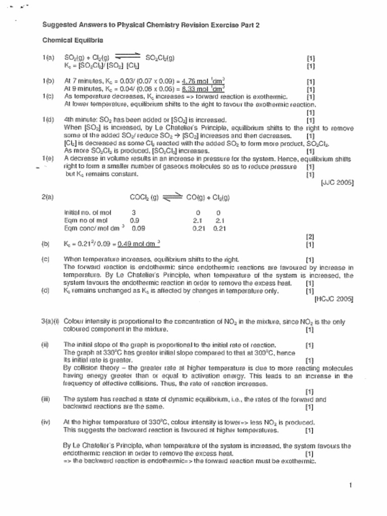 Phy Chem Revision Part 2 Soln | PDF